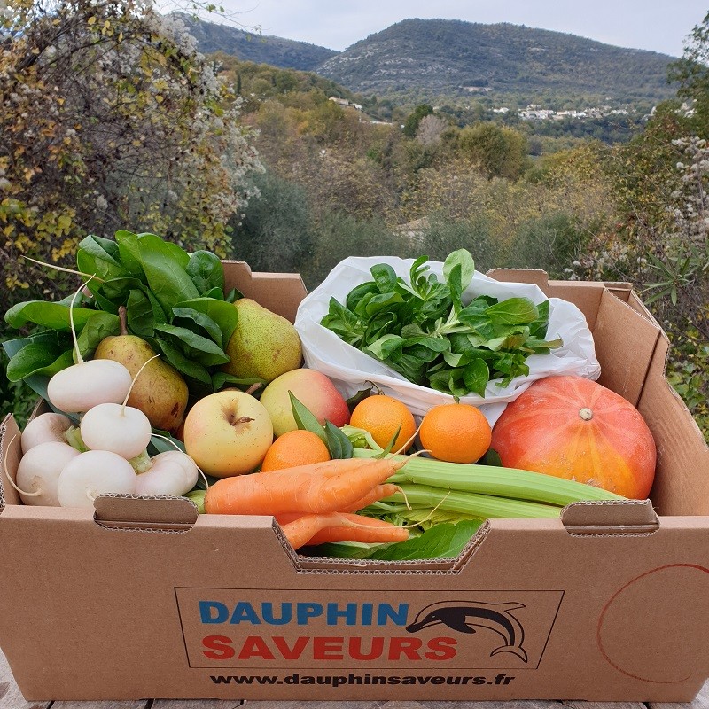 Panier de fruits et légumes de Provence - Livraison gratuite à domicile